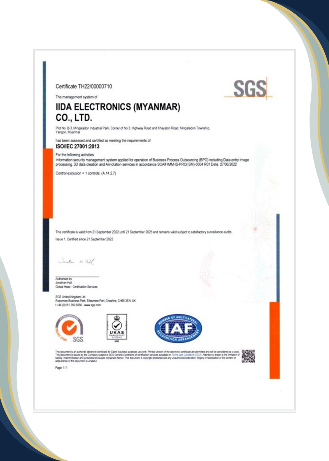 About Us - IIDA Electronics Myanmar